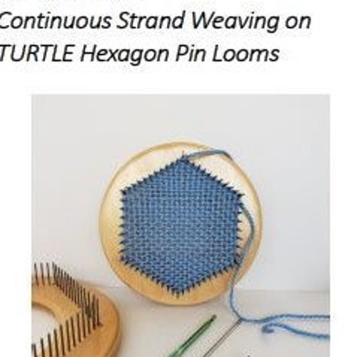 Instructions for TURTLE Hexagon Pin Loom Weaving PRINT - Etsy