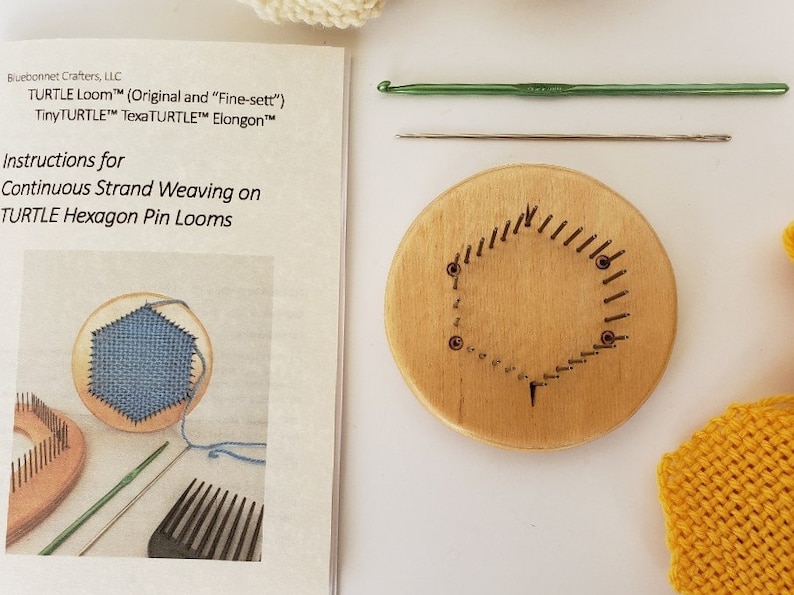 Tinyturtle™ Hexagon Pin-loom Kit, 2", R-regular Sett - Etsy