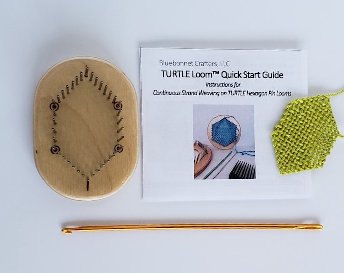 Original TURTLE Loom™ R "regular Sett" - Hexagon Pin Loom, About 4 ...