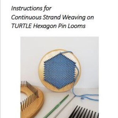 Instructions for TURTLE Hexagon Pin Loom Weaving PRINT - Etsy