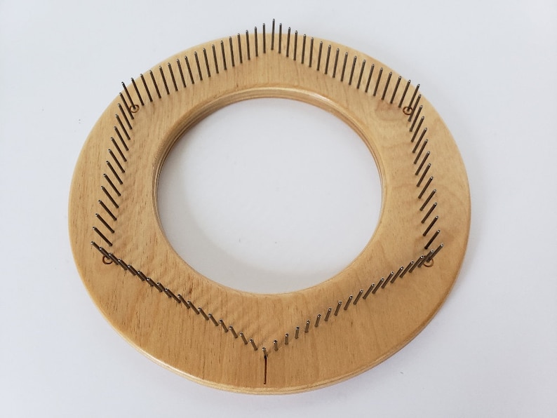 Texaturtle™ Hexagon Pin-loom Kit - 6" R - for Worsted Weight Yarn (gen ...