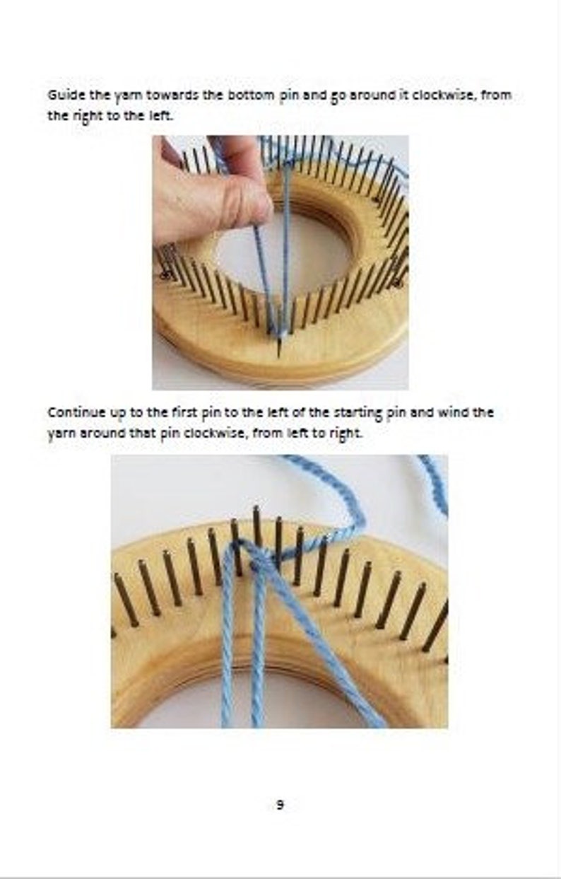 Instructions for TURTLE Hexagon Pin Loom Weaving (gen 2) (DIGITAL) - Etsy