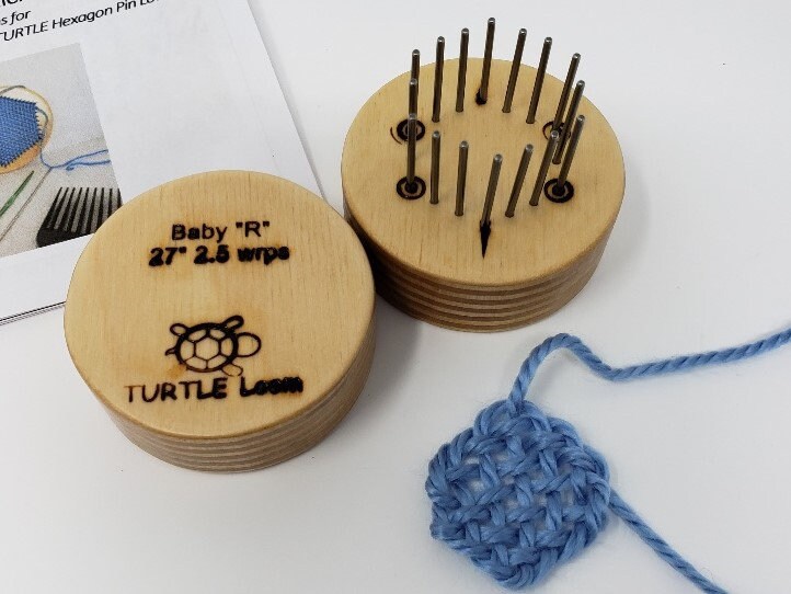 Babyturtle™ Hexagon Pin-loom Kit - 1" (gen 2) - Etsy