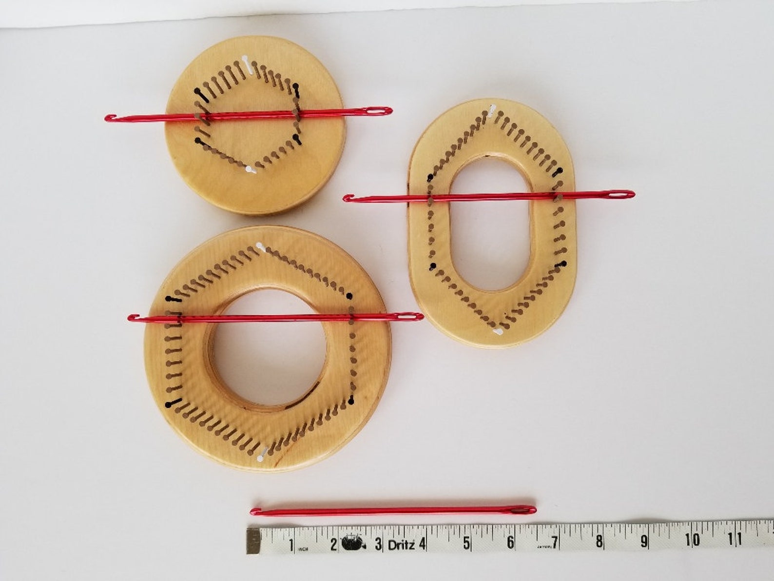 Locker Hook // Weaving Tool, 4.75", 6.5", 8", or 10" (g/4mm) - Etsy