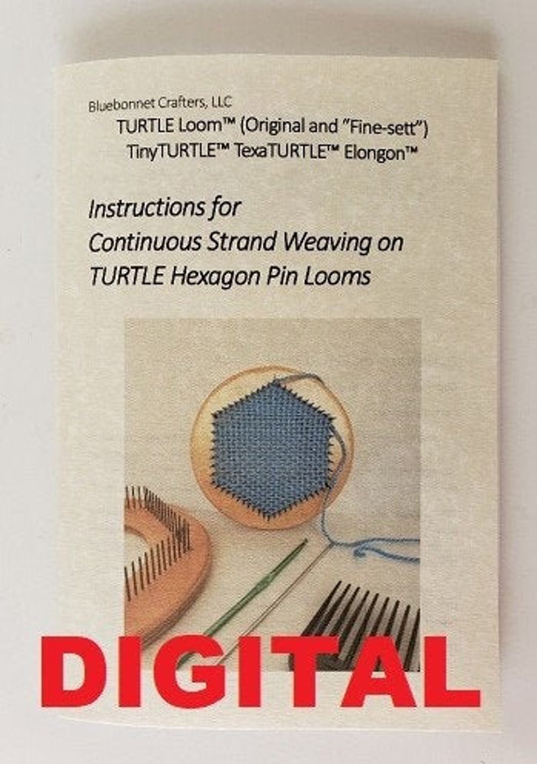 Instructions for TURTLE Hexagon Pin Loom Weaving (gen 2) (DIGITAL) - Etsy
