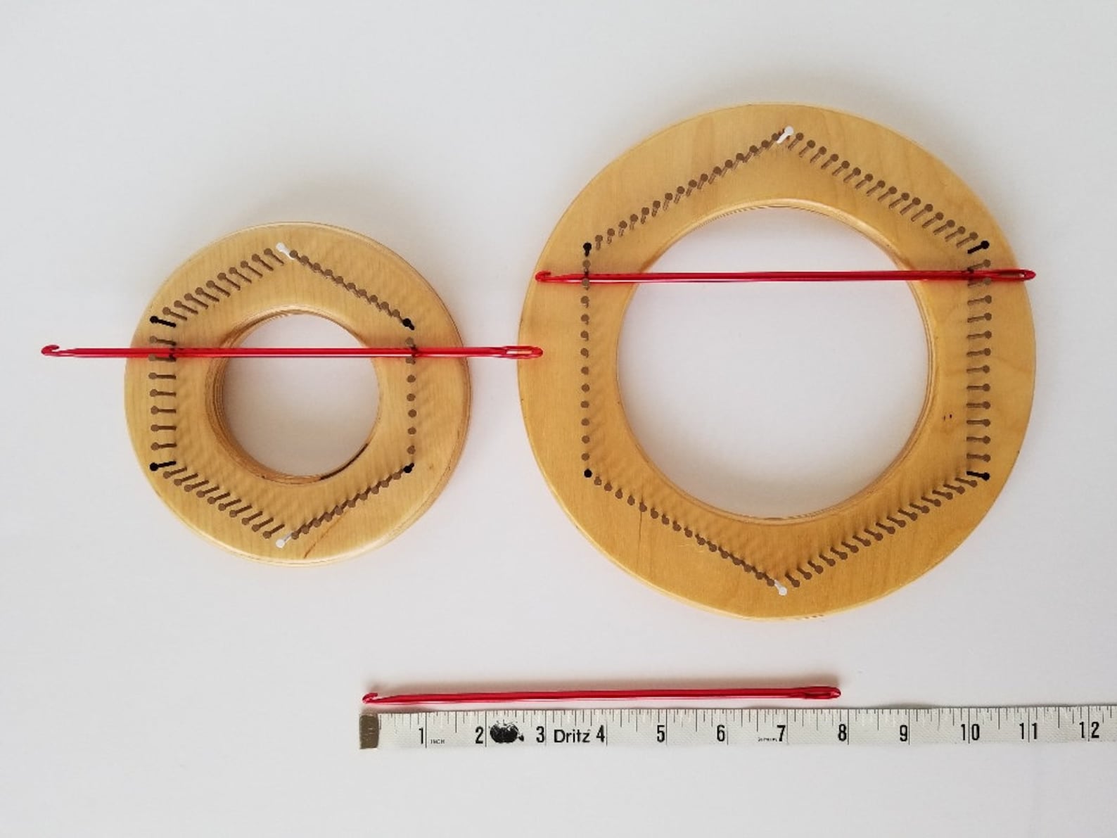 Locker Hook // Weaving Tool, 4.75", 6.5", 8", or 10" (g/4mm) - Etsy