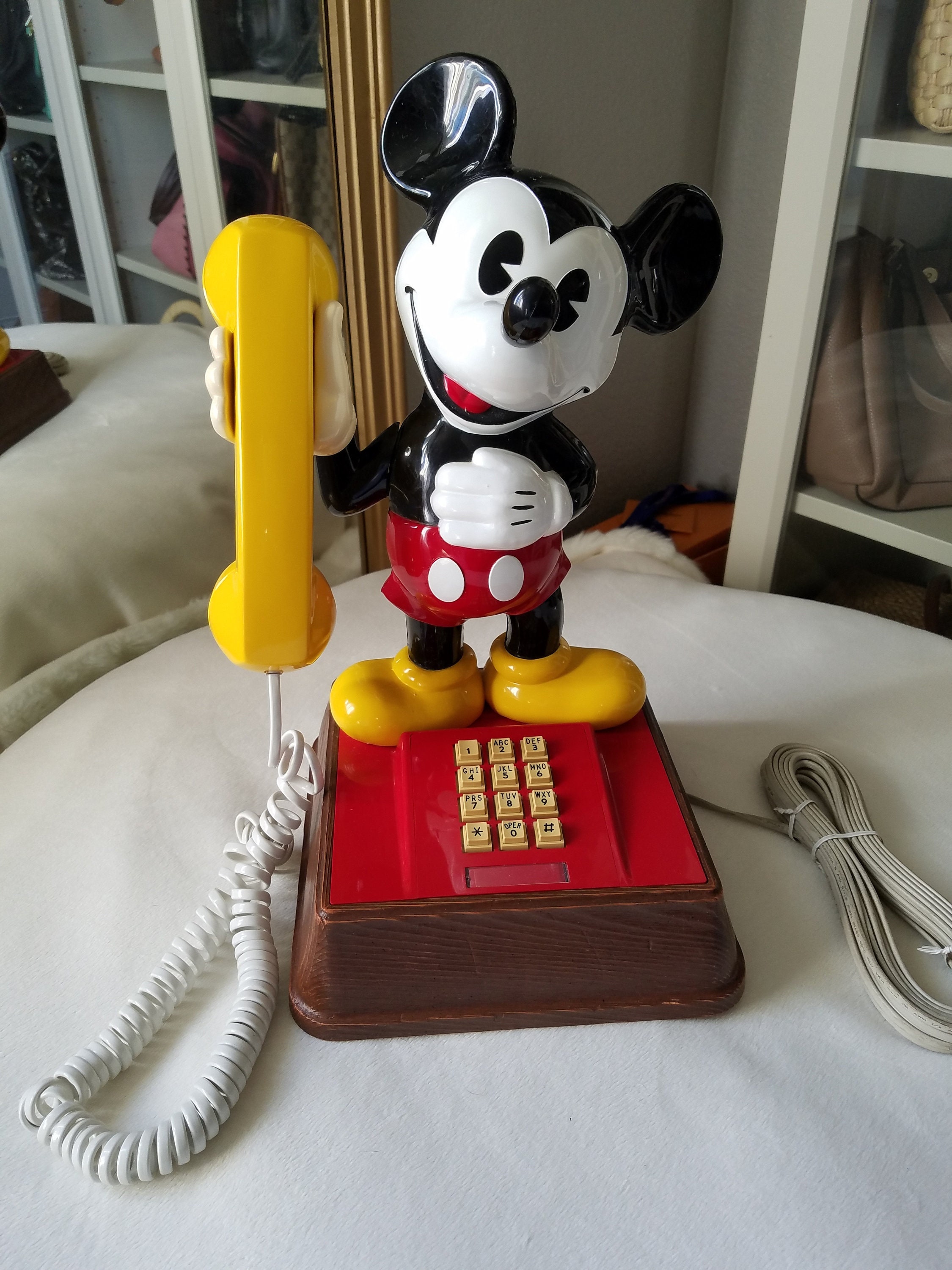 Vintage Mickey Mouse Phone 1976