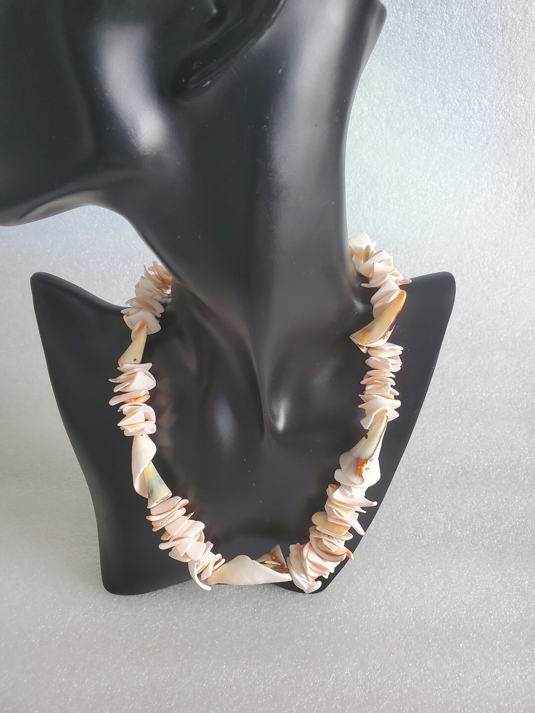 Vintage Beach Treasures in Peach N Pink Large Puka Square - Etsy