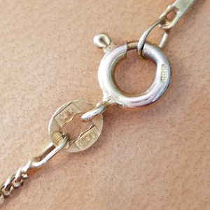 Marked 585 & 14K Italy Yellow Gold Bar With 11 Gold Station - Etsy