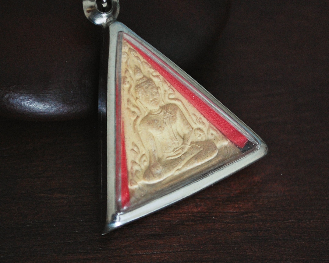 Thai Buddha Pendant - Thai Good Luck Amulet - Talisman Pendant - Etsy