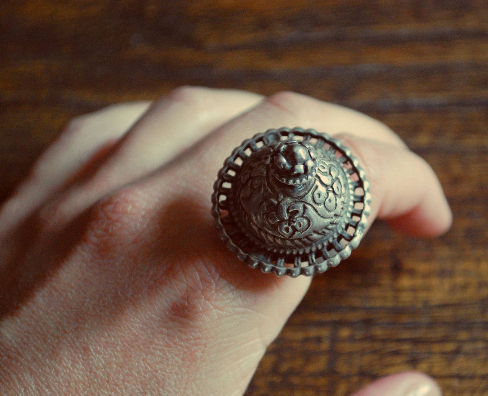Old Rajasthani Silver Ring Size 6.5 Ethnic Tribal Indian - Etsy