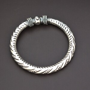 Ethnic Indian Silver Bracelet - Openable - Ethnic Bracelet From India ...