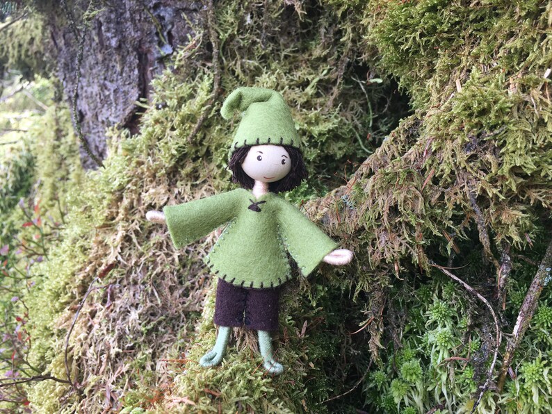 Forest Elf Doll - Etsy UK