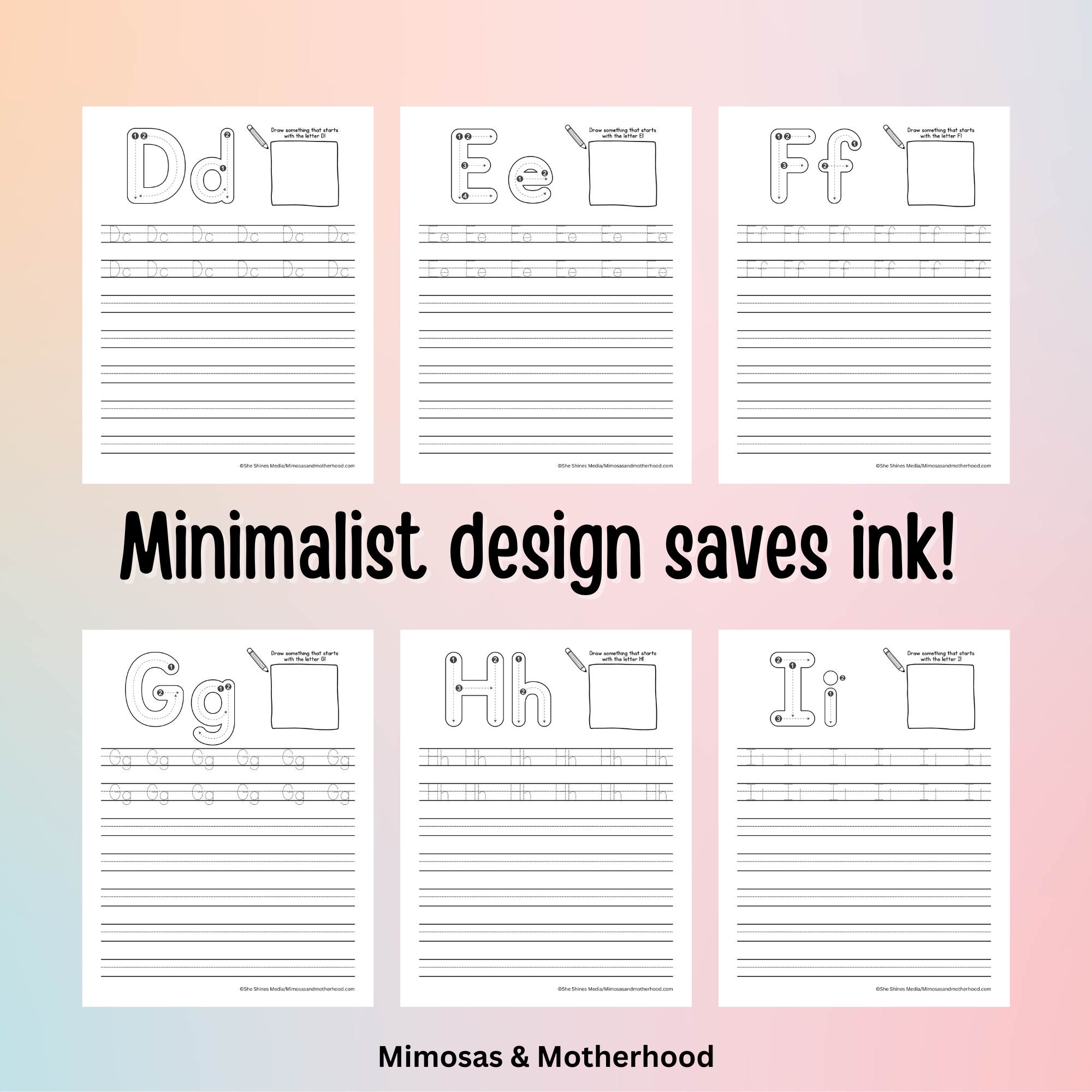 ABC Traceable Handwriting Printable for Kids, Alphabets Tracing ...