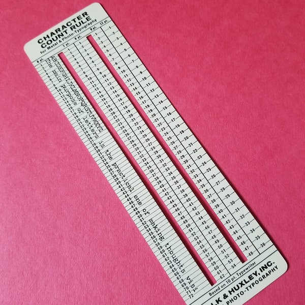 Character Counts - Etsy