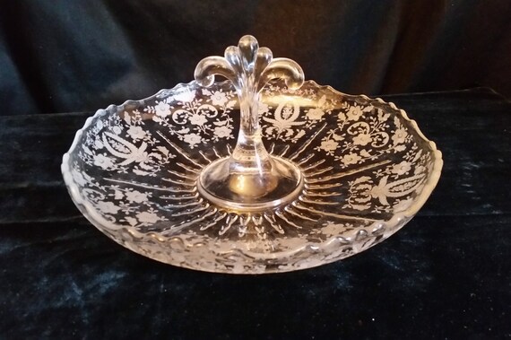 Vintage Serving Dish Bowl Imperial Glass Viking Prelude Clear | Etsy