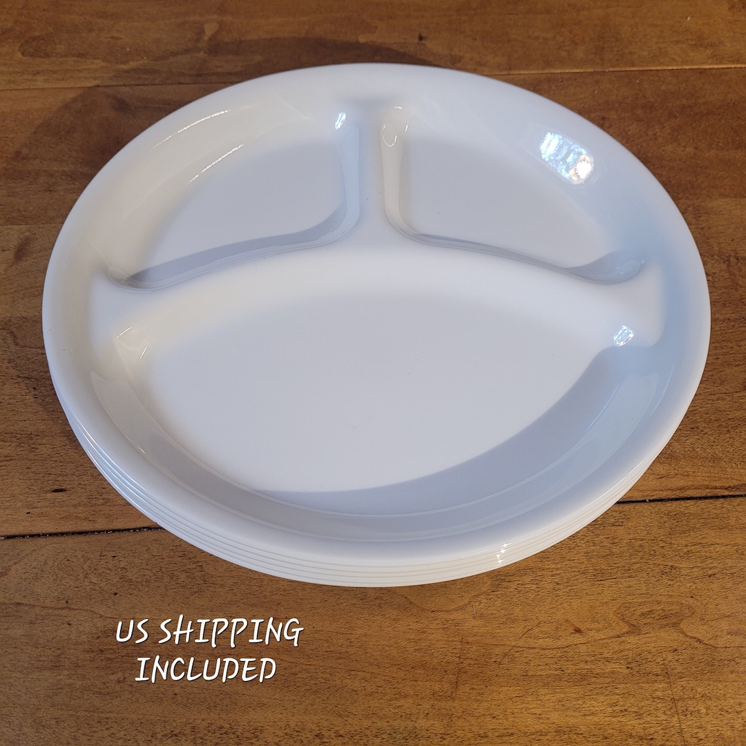Grill Plates Corelle Group of 5 Divided Plates Dinner Plates 10 1/4 ...