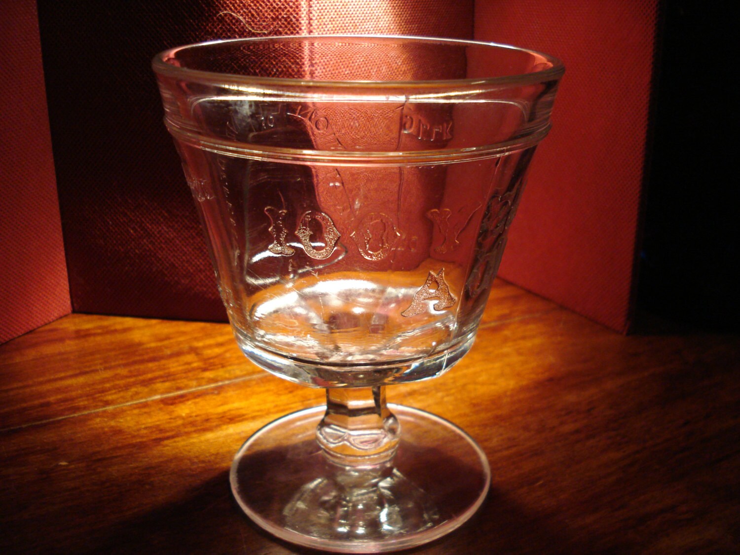 Liberty Bell Centennial Goblets 1876 EAPG Group of Eight Philadelphia ...