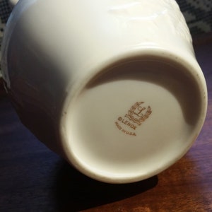 Lenox Pitcher Blackberry Pattern Vintage Ivory Colored Bone China FREE ...