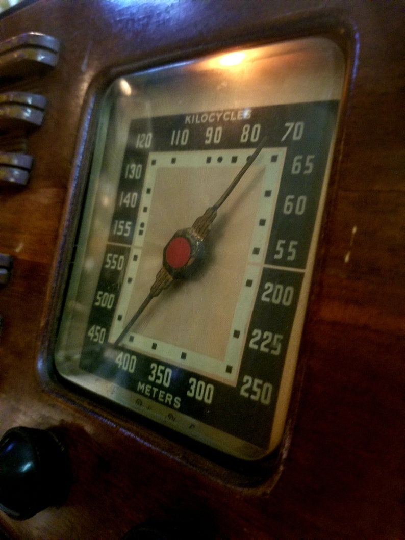 Emerson Tabletop AM Radio Working DQ-334 1940 Wood Ingraham Cabinet ...