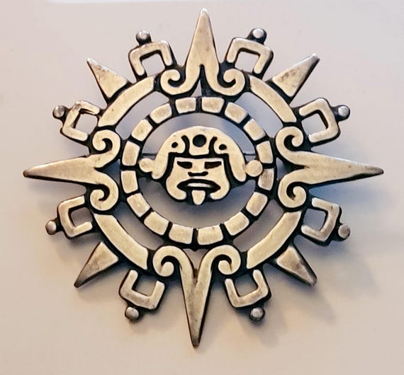 Aztec Sun God Symbol