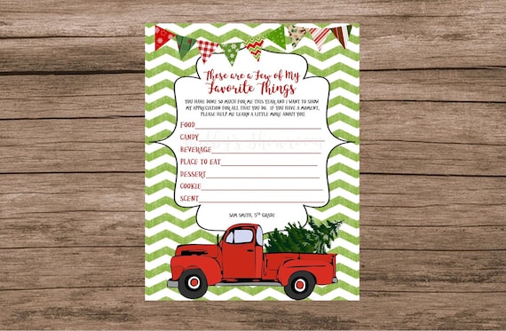 Christmas Wish List for Teachers Teacher Wish List Teacher - Etsy