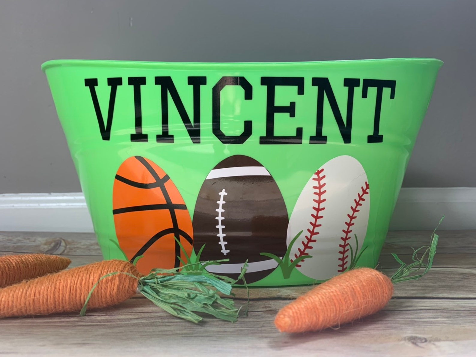 Personalized Easter Buckets Customized Easter Bucket Easter - Etsy