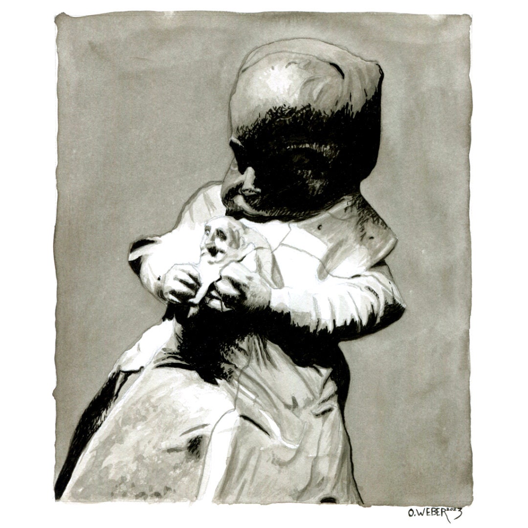 2023 October Ink Drawing Series the Infanta - Etsy