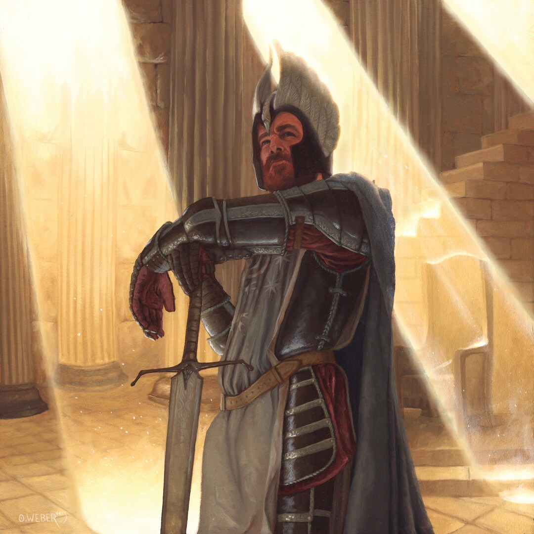 Knight of the White Tower Print - Etsy