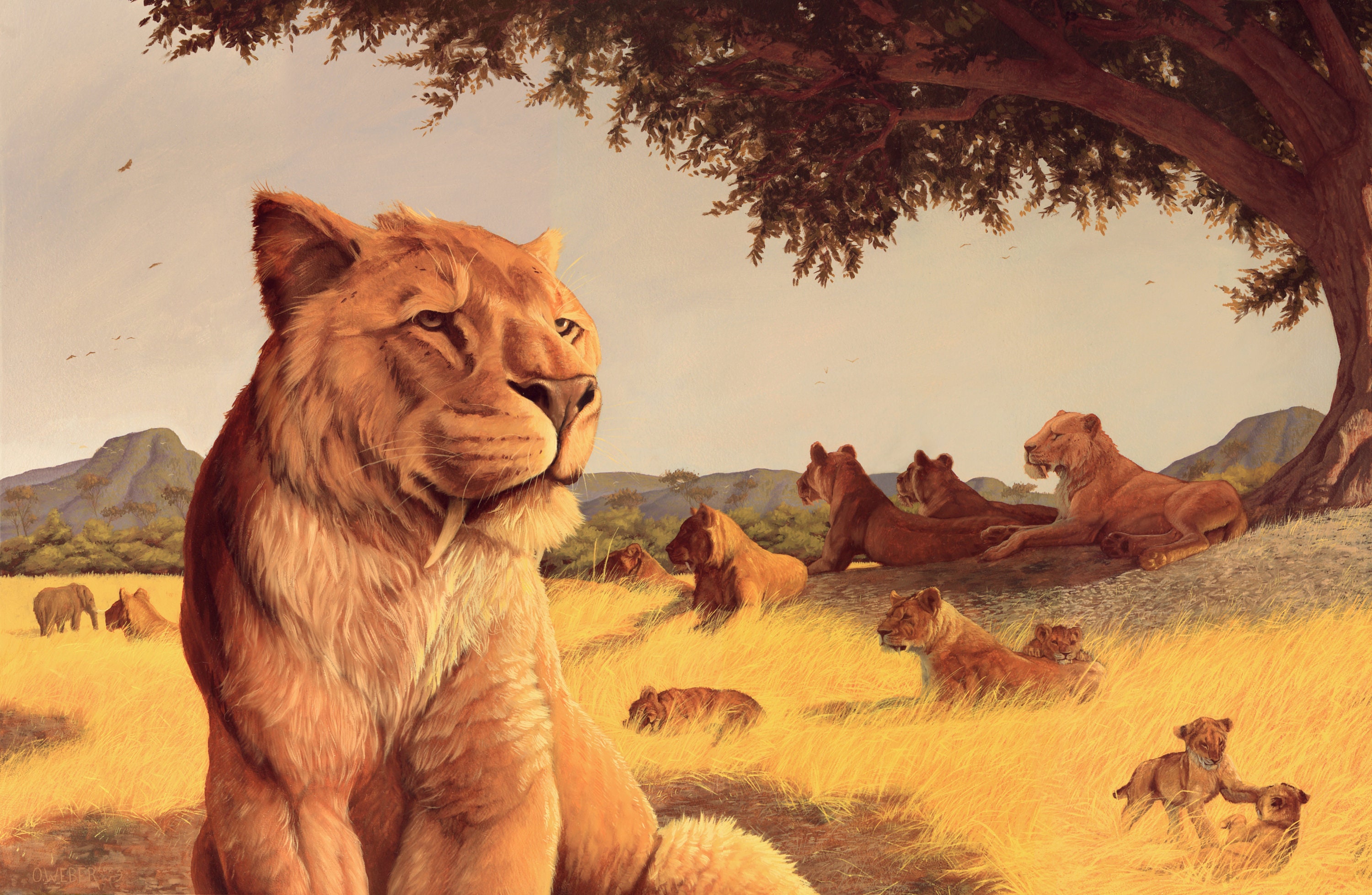 Smilodon Pride Print - Etsy.de