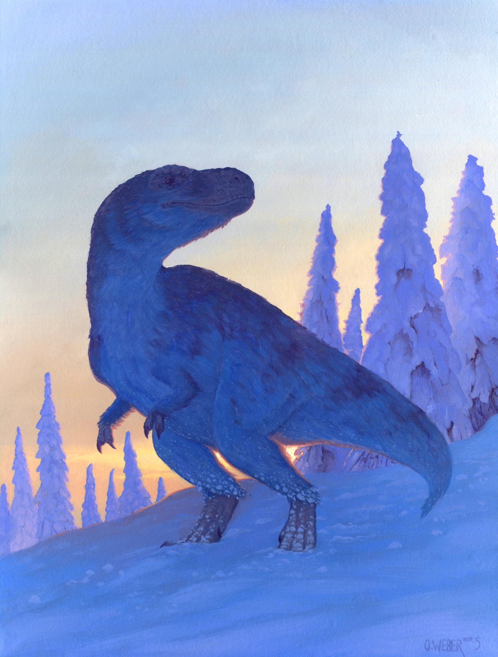 Nanuqsaurus Dinosaur Print: Signed Archival Reproduction - Etsy