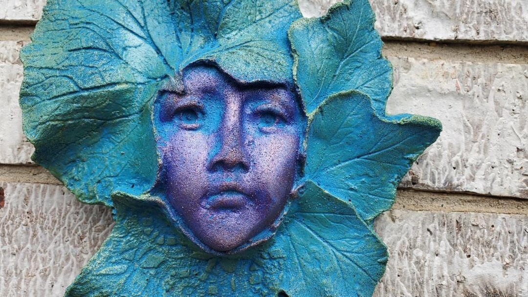 Art for Your Garden Wall, Fence and Gate, Handcrafted Sculpture of a ...