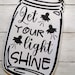 Lightning Bugs, Fireflies in Mason Jar SVG, Let Your Light Shine - Etsy