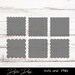 Scalloped Squares SVG for Crafting - Etsy