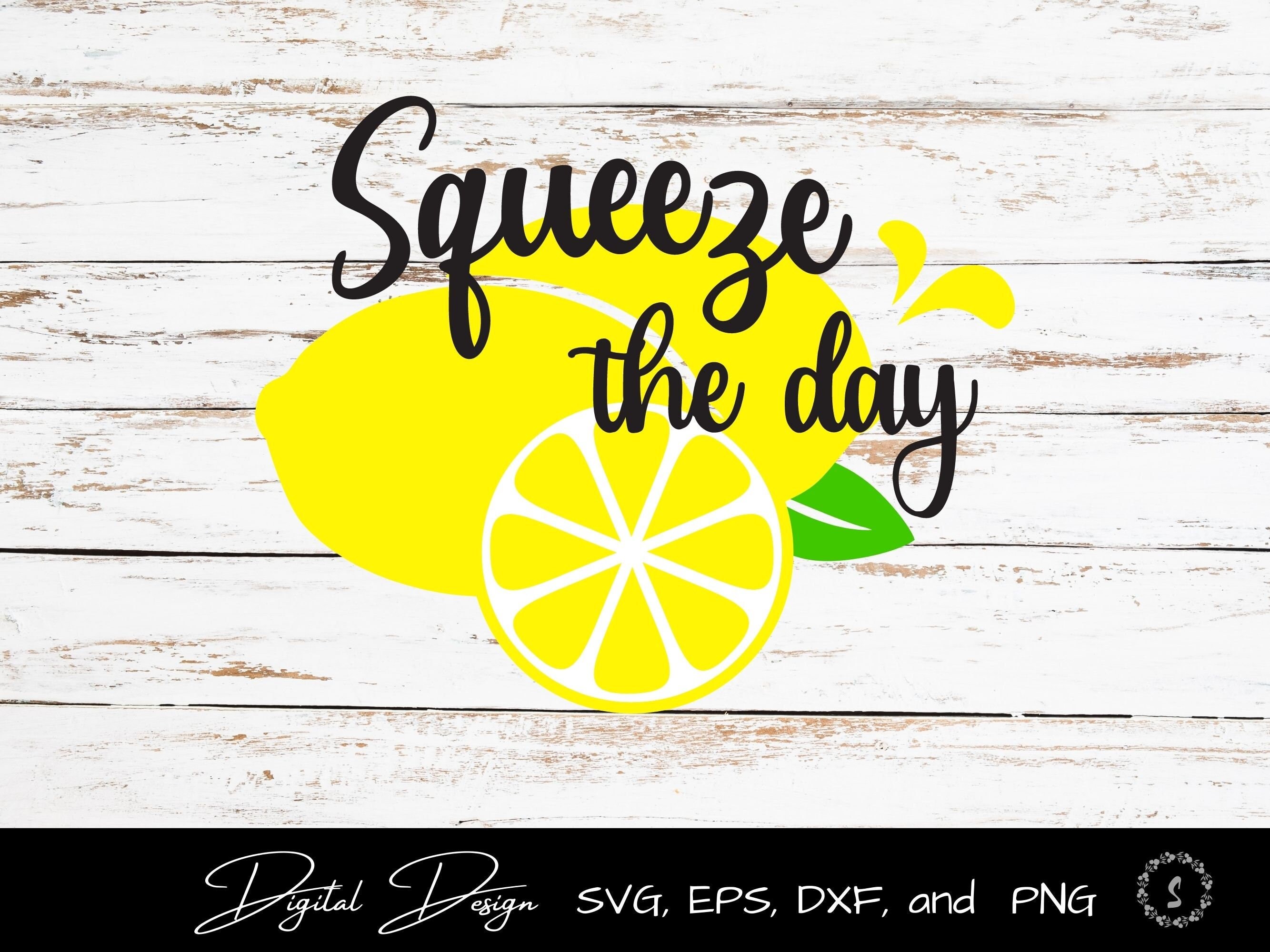 Squeeze the Day SVG - Etsy