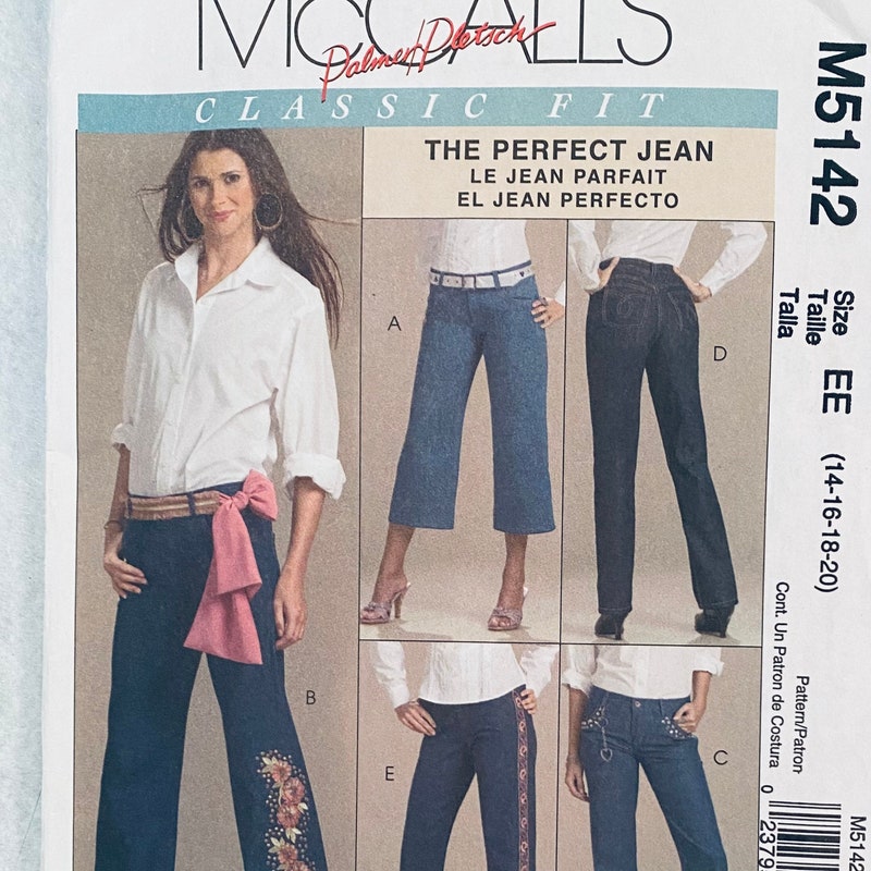 Jeans With M on Back Pocket - Etsy