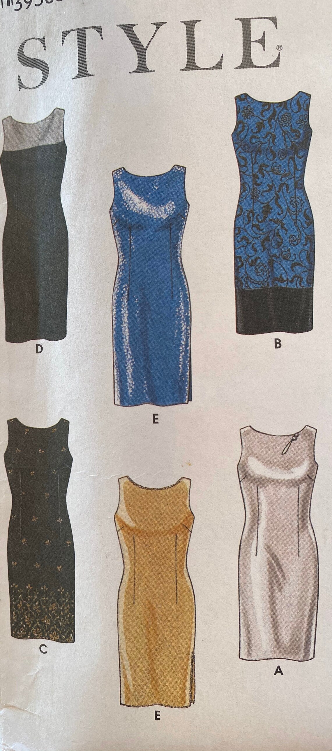 Simplicity/style Assorted Sheath Dresses, Day to Evening Dress, Side ...