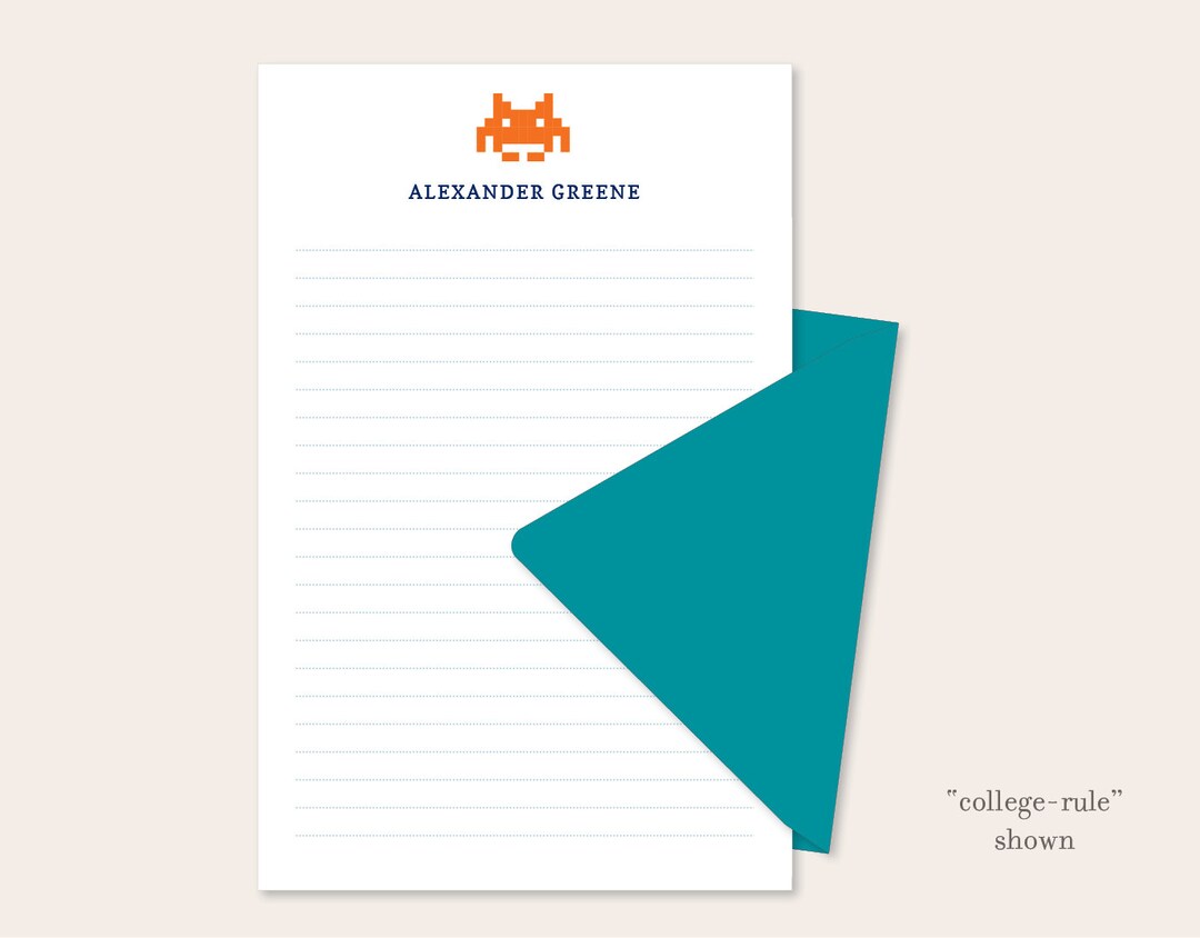 Children's Personalized Letterhead - Etsy