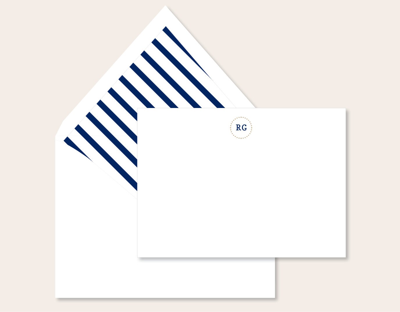 Personalized Stationery Classic Note Set - Etsy