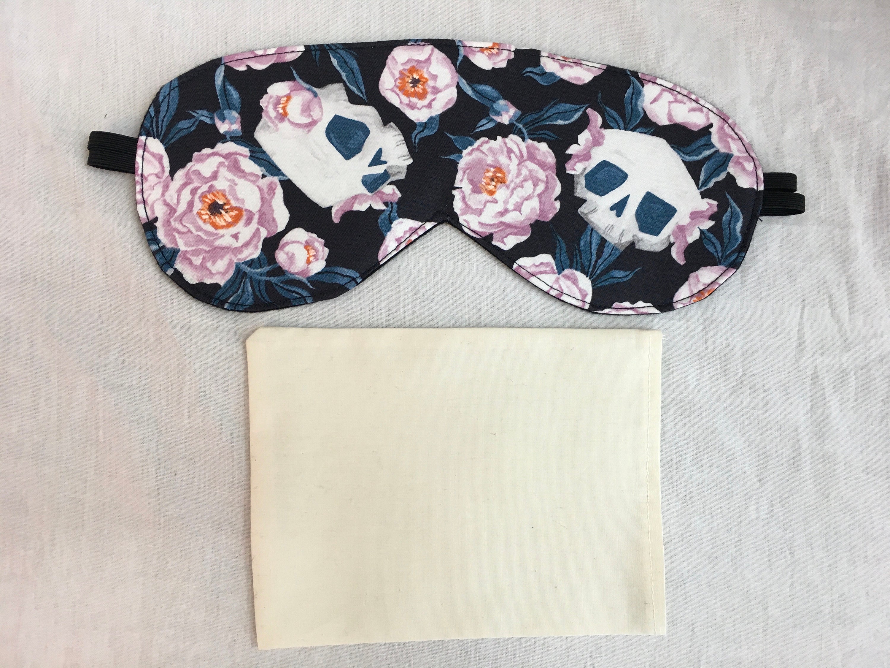 Skulls Sleep Mask Eye Mask Blindfold Travel Mask | Etsy