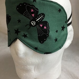 Moon Moth Sleep Mask Set Travel Mask Blindfold Eye Mask - Etsy