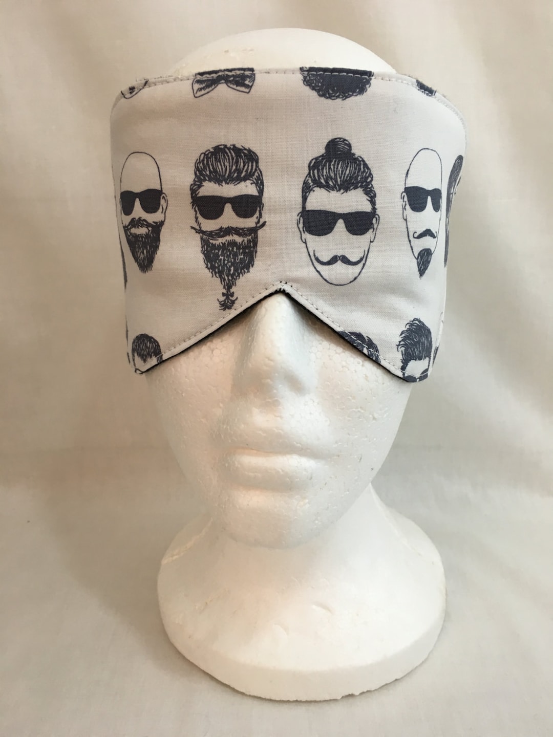 Men With Facial Hair Cotton Sleep Mask and Are Set, Eye Mask, Travel ...