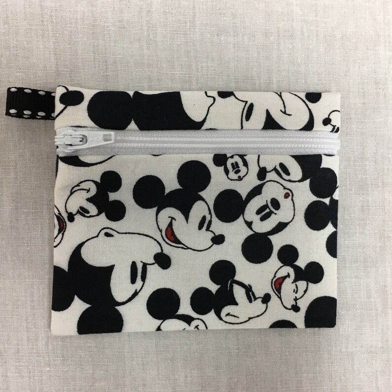 Mickey/minnie Mouse Coin Purse Earbud Credit Card Music | Etsy
