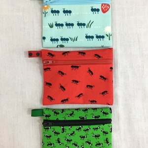 Ants Zipper Coin Purse, Credit Card Wallet, Earbud Pouch, Ipod Holder ...