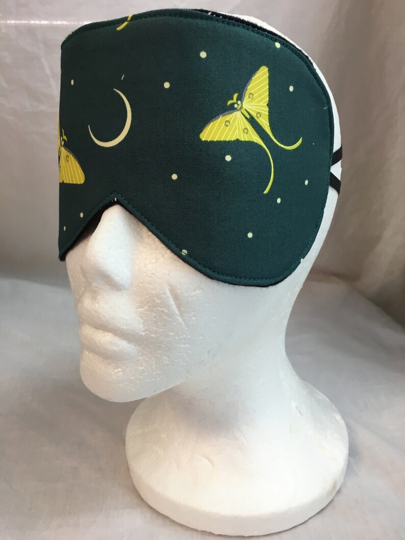 Moths & Moons Organic Cotton Sleep Mask Set Moth Eye Mask | Etsy