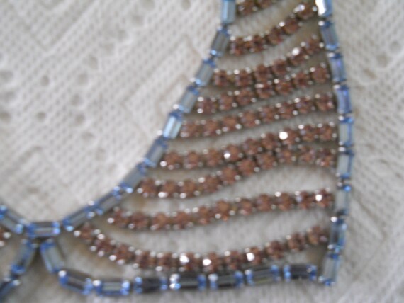 Final Reduction Vintage FENICHEL NECKLACE Pale Pastel… - Gem