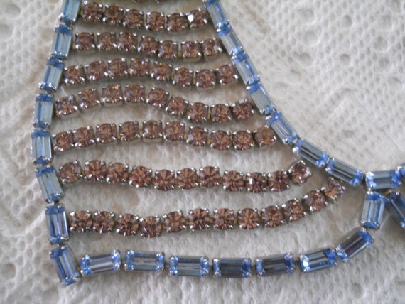 Final Reduction Vintage FENICHEL NECKLACE Pale Pastel… - Gem
