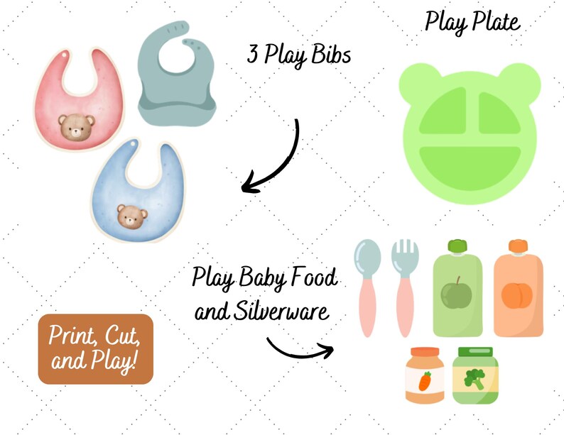 Pretend Play Nursery Printable - Etsy