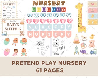 Daycare Pretend Play Sheet | Babysitter Printable | Instant Download ...