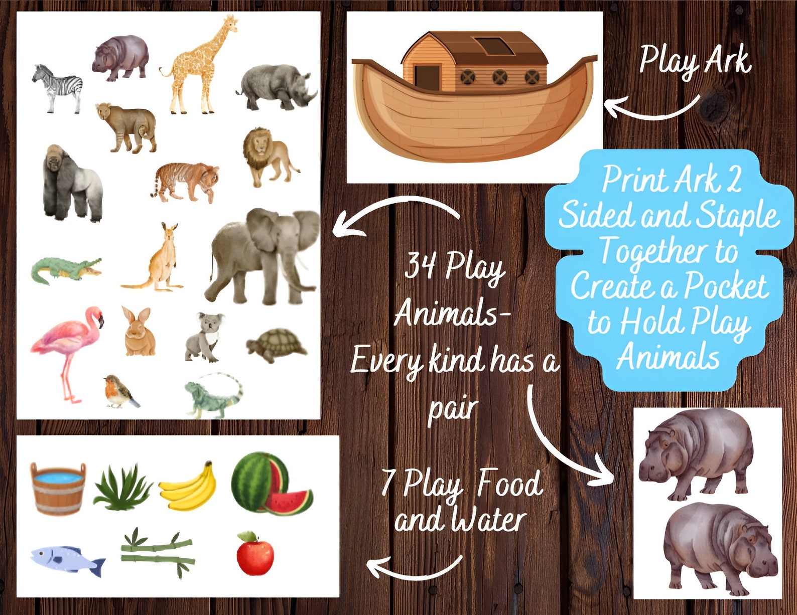 Noahs Ark Activity Printable - Etsy